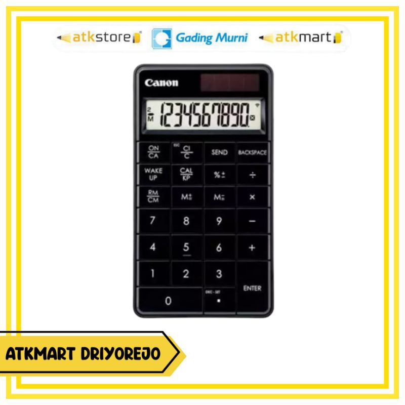 Jual CANON CALCULATOR X Mark I Keypad RF Black - Calculator 10 Digit ...