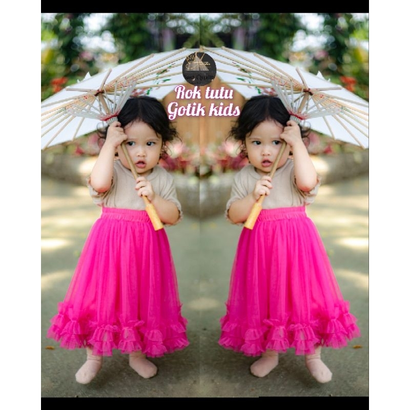 Jual ROK TUTU GOTIK ANAK USIA 1-3TAHUN/ROK TUTU ANAK PEREMPUAN/ROK TUTU ...