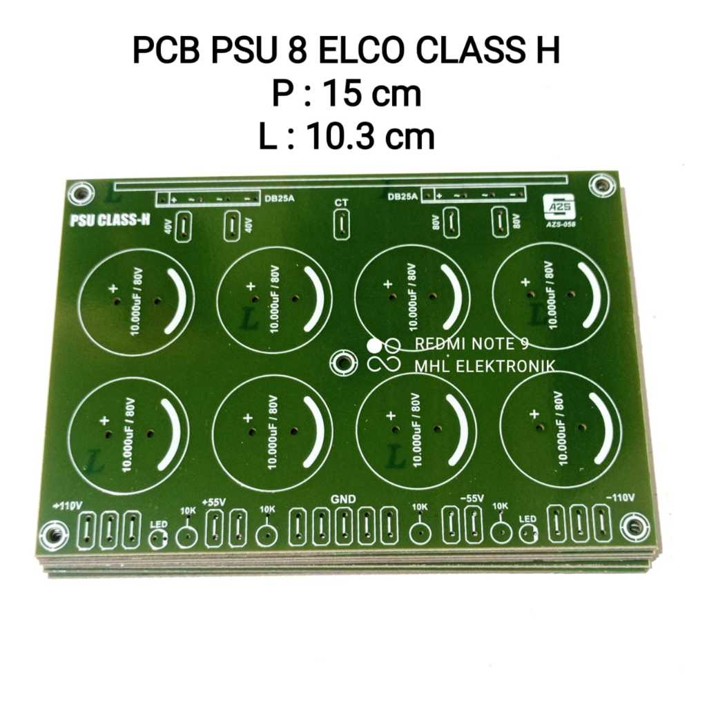 Jual PCB PSU Class H 8 Elco CLASS H 8 ELCO KAPASITOR | Shopee Indonesia