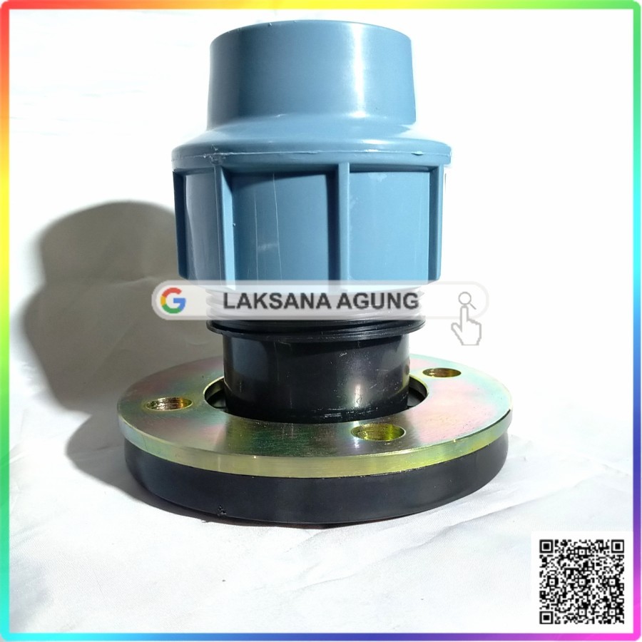Jual Flange adaptor 75mm x 2-1/2'' inch | Flange adaptor compression ...