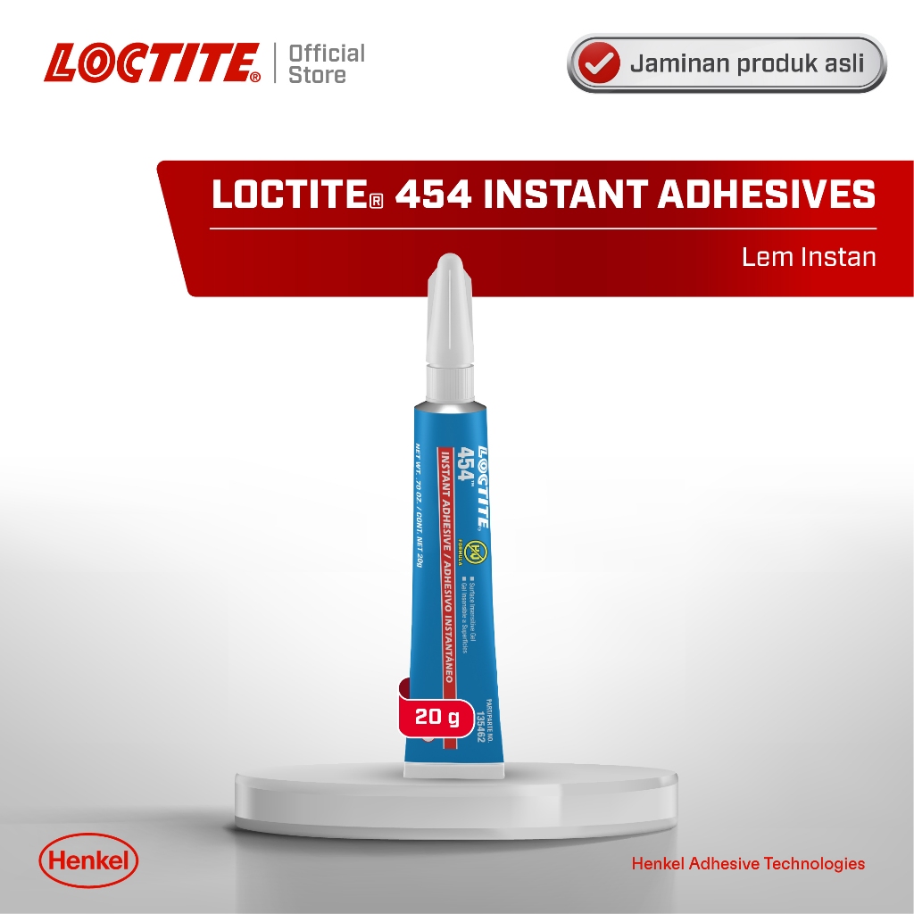 Jual Henkel LOCTITE 454 Instant Adhesive Gel Lem Instan Serbaguna - 20 ...