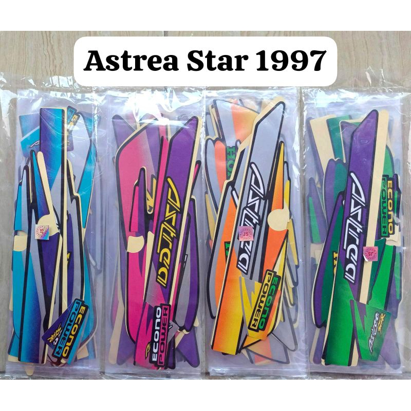 Jual Stiker Striping Motor ASTREA STAR 1997 Sticker Lis Body Standar ...