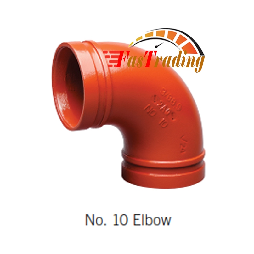 Jual Victaulic Elbow 90° No. 10 Grooved End Fittings 8" - 12"inch ...