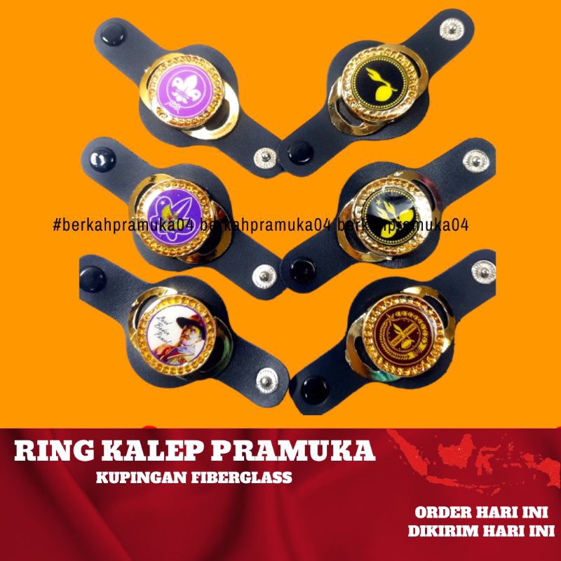 Jual Ring kacu hasduk dasi pramuka bahan kalep kupingan bijian | Shopee ...