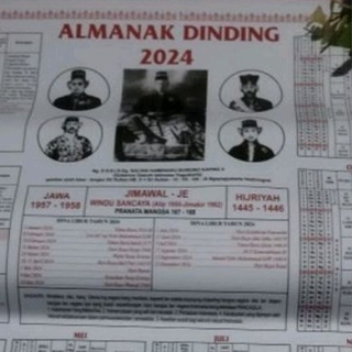 Jual Stock Banyak QMA0P KALENDER ALMANAK DINDING 2024 KALENDER JAWA ...