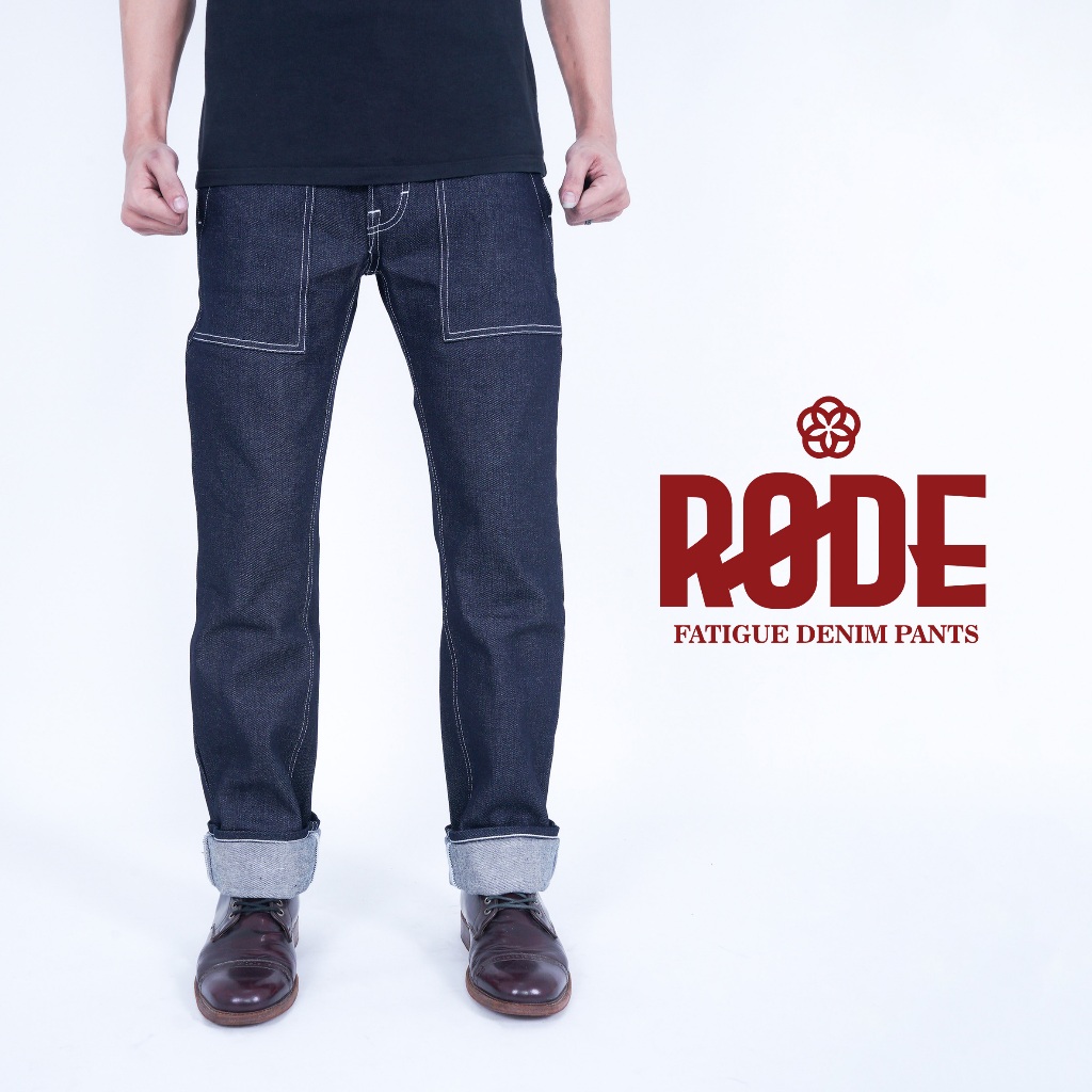 Jual EARTHY GENOVA - Celana Denim RODE FATIGUE DENIM 14 Oz Raw Denim ...