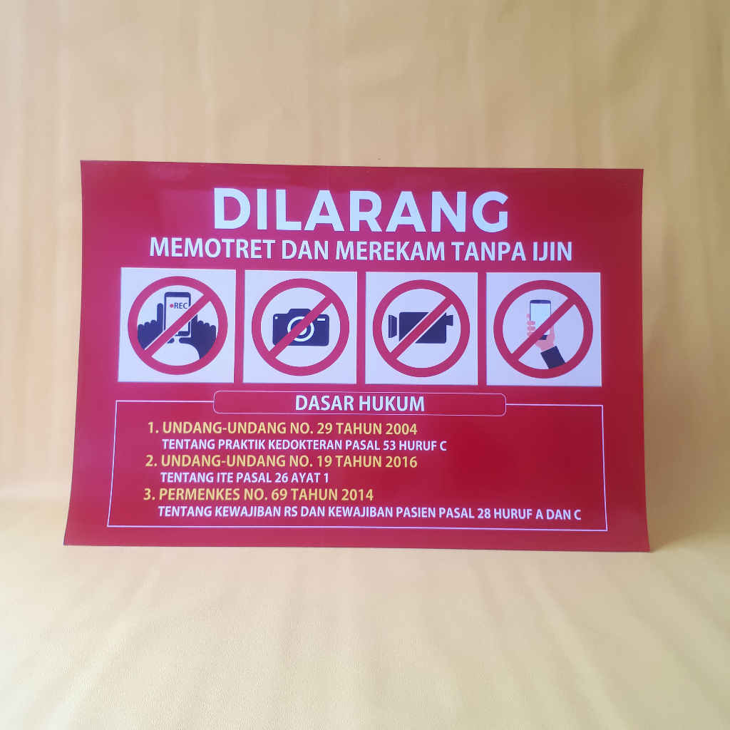 Jual Stiker Peringatan Sticker Petunjuk Poster Peraturan | Poster ...