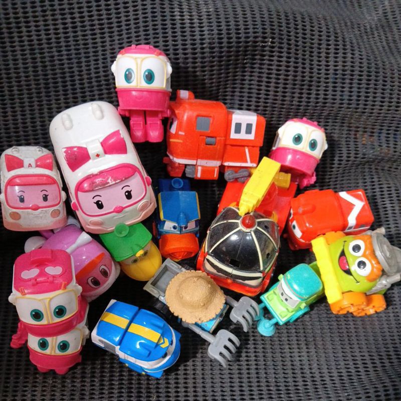 Jual Mainan Anak ROBOT TRAINS Bis Hadiah Chaki mobil Kids Meal CFC MCD ...