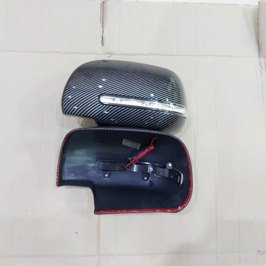 Jual Cover spion mobil grand innova 2012-2015 full carbon with lampu ...