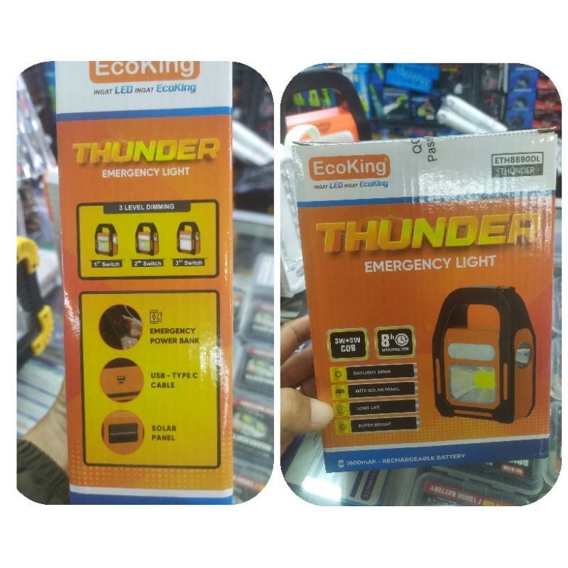 Jual Lampu emergency cas solar panel tenaga matahari dan listrik bisa ...