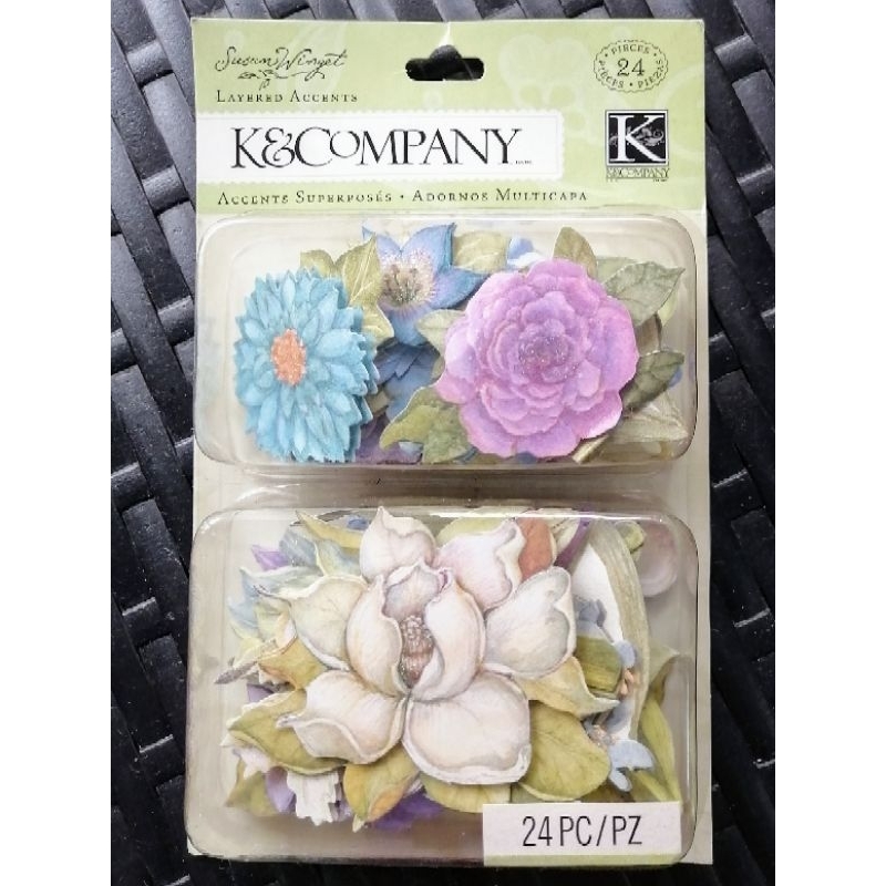 Jual Susan Winget Botanical Flower Die Cut Cardstock (24 pieces ...