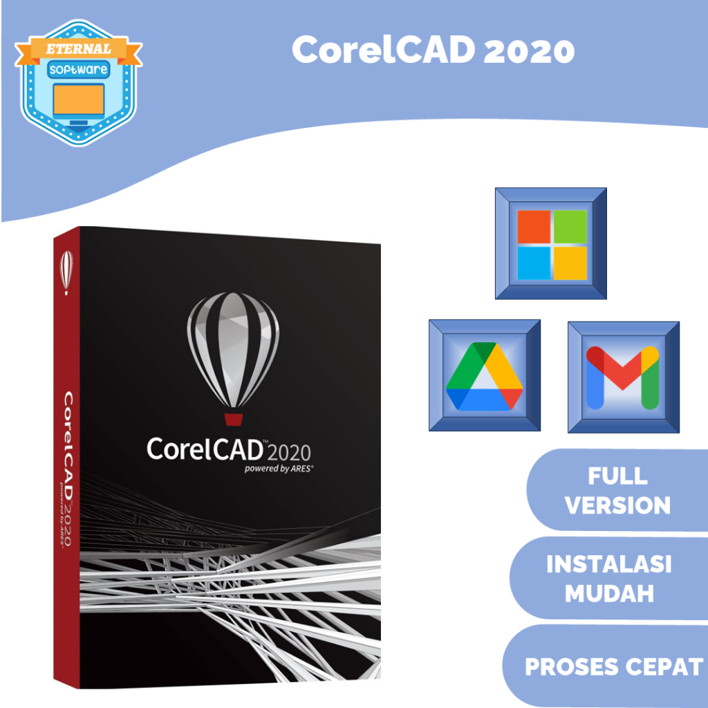 Jual CorelCAD 2020 Full Version & Permanent | Software Modifikasi Dokumen DWG Engineering 2D&3D ...