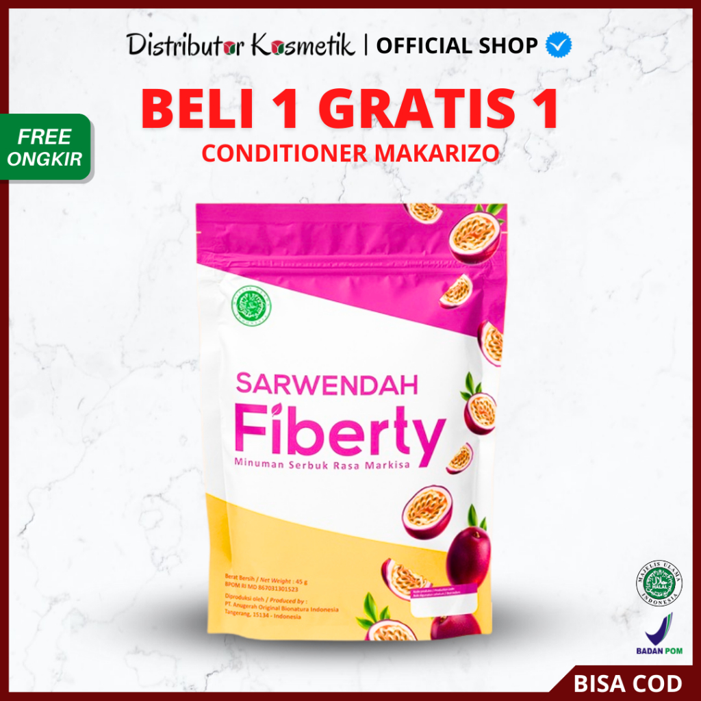 Jual [ FREE GIFT ] Sarwendah Juice Markisa Fiberty Detox Slim & Healt ...