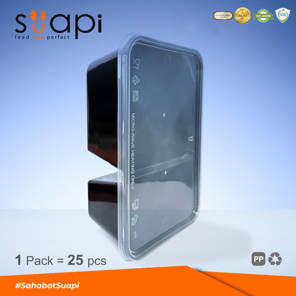Jual [25pcs] SUAPI Thinwall SEKAT DUA 700ml / Kotak Makan / Food ...