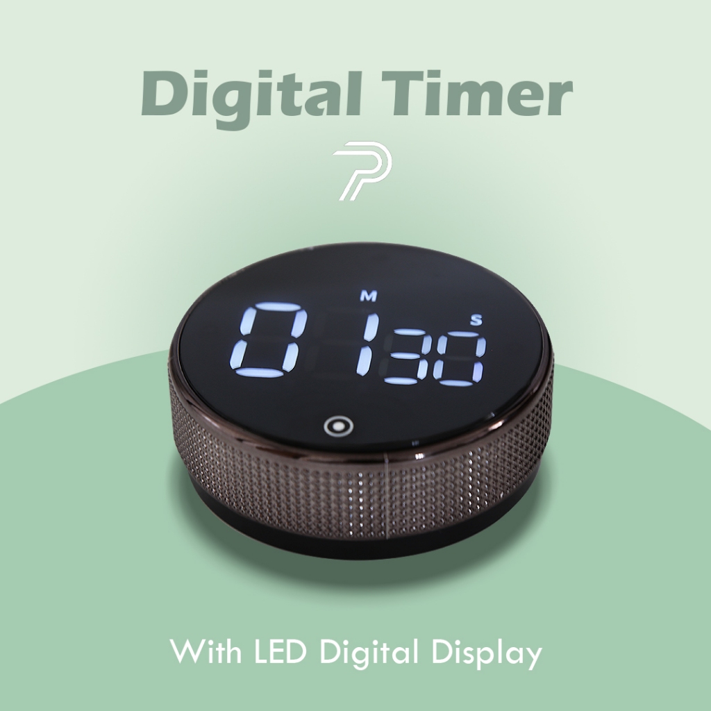 Jual Kitchen Timer Dapur Digital Rotation Putar Digipac Tempel Rotating ...