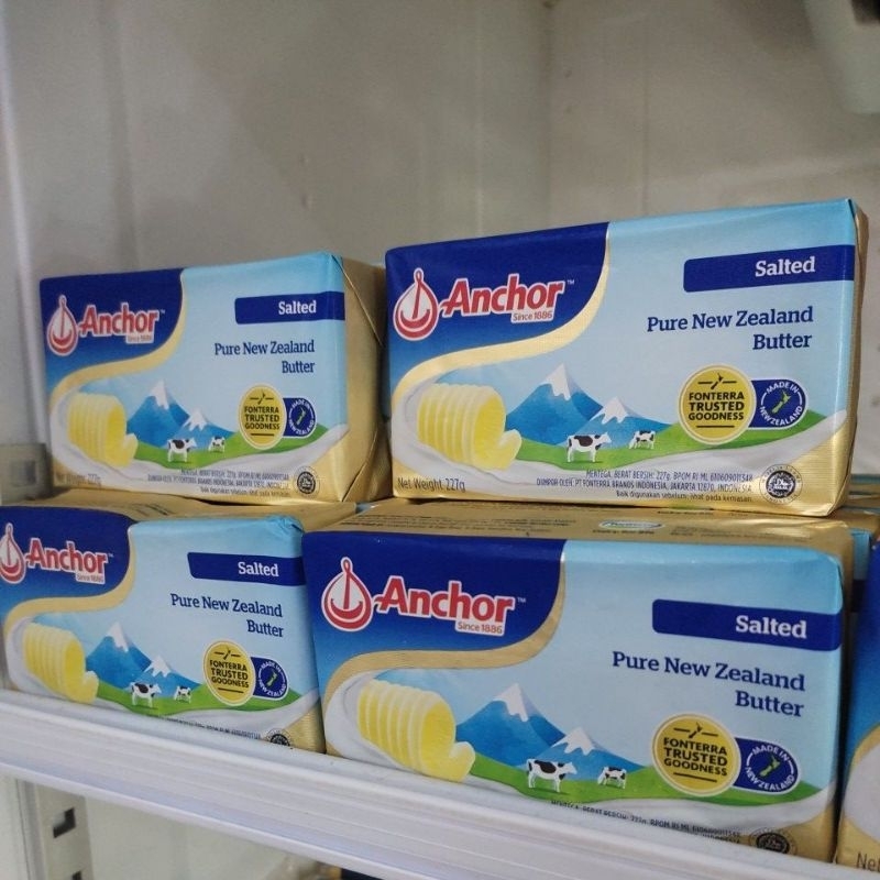 Jual ANCHOR BUTTER SALTED 227g | Shopee Indonesia