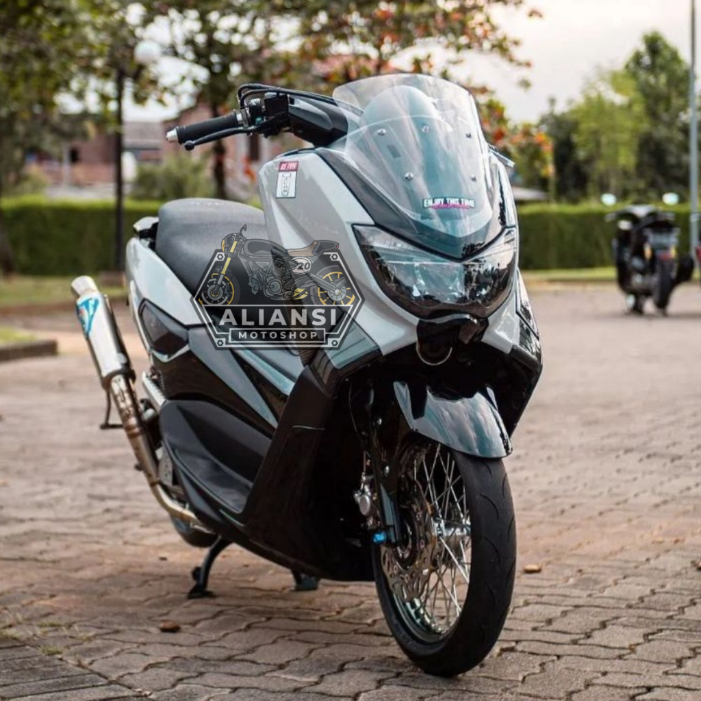 Jual Windshield Nmax Old Standar Visor Nmax Old Model Standar Ori Tebal ...