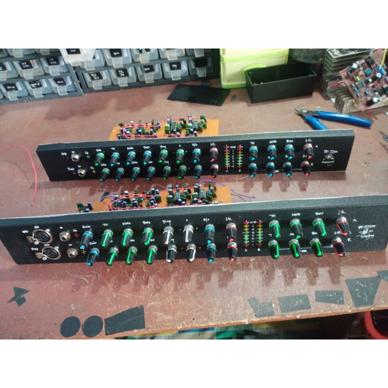 Jual kit mixer 2 chanel plus efek lengkap panel, full balance. aktif ...