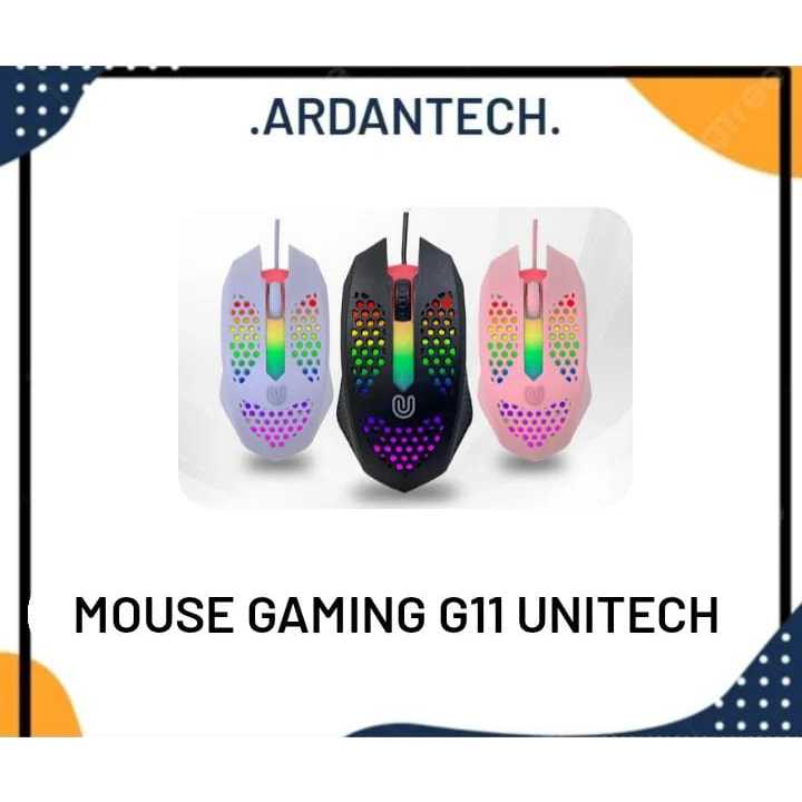Jual Mouse Gaming G11 Unitech | Shopee Indonesia