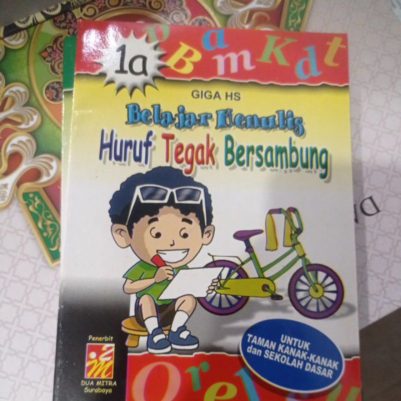 Jual Buku Belajar Menulis Huruf Tegak Sambung-Dua Mitra (Paket 2 Buku ...