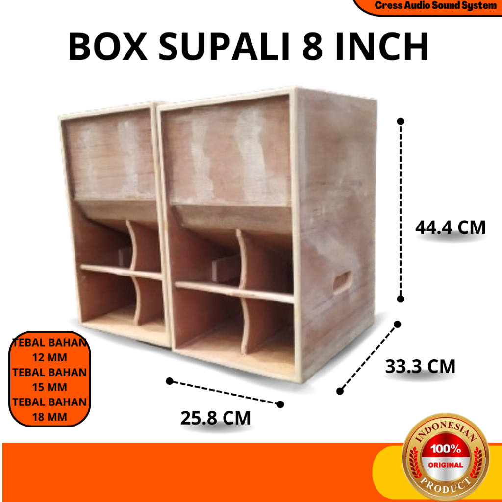 Jual Box SUPALI 8 Inch Bahan Papan Triplek | Shopee Indonesia