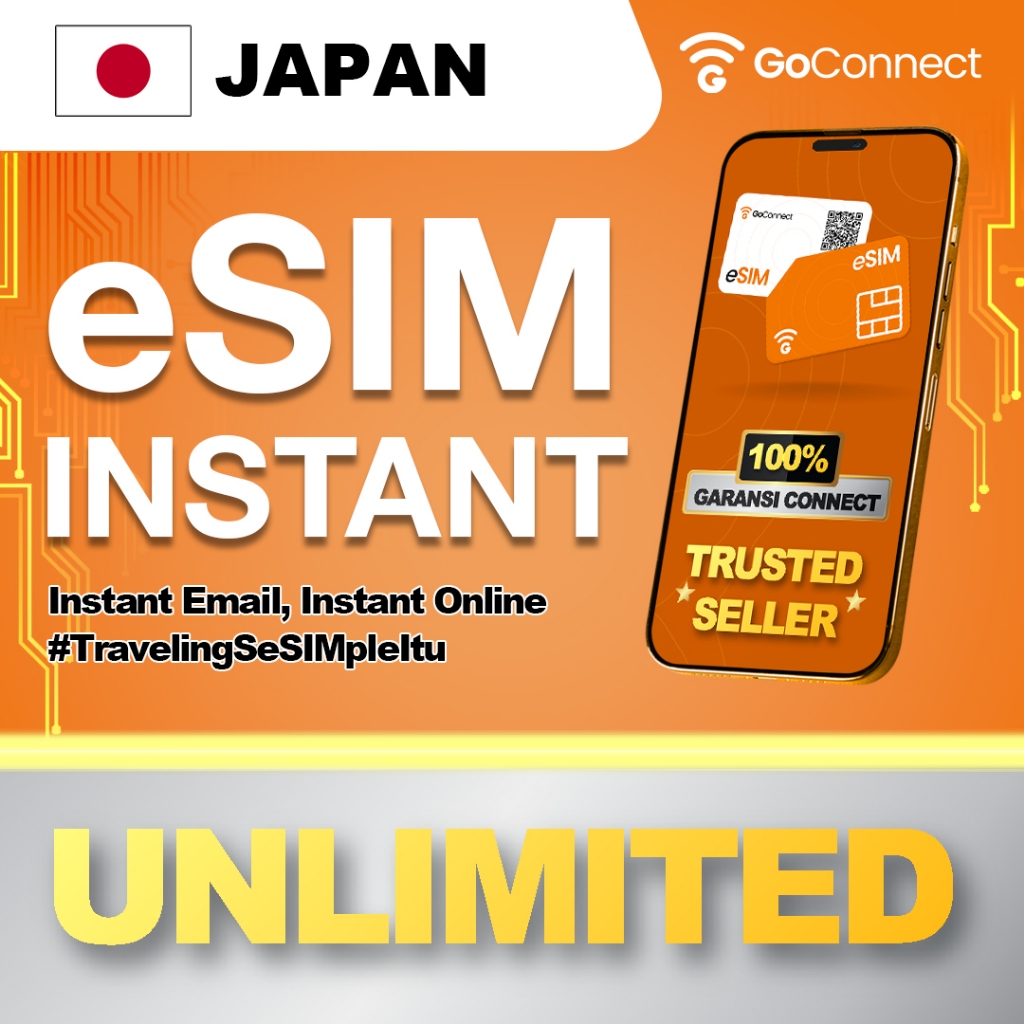 Jual eSIM Japan Unlimited FUP 500MB-3GB/DAY 4G LTE | eSIM Travel Japan | Internet Roaming Japan ...