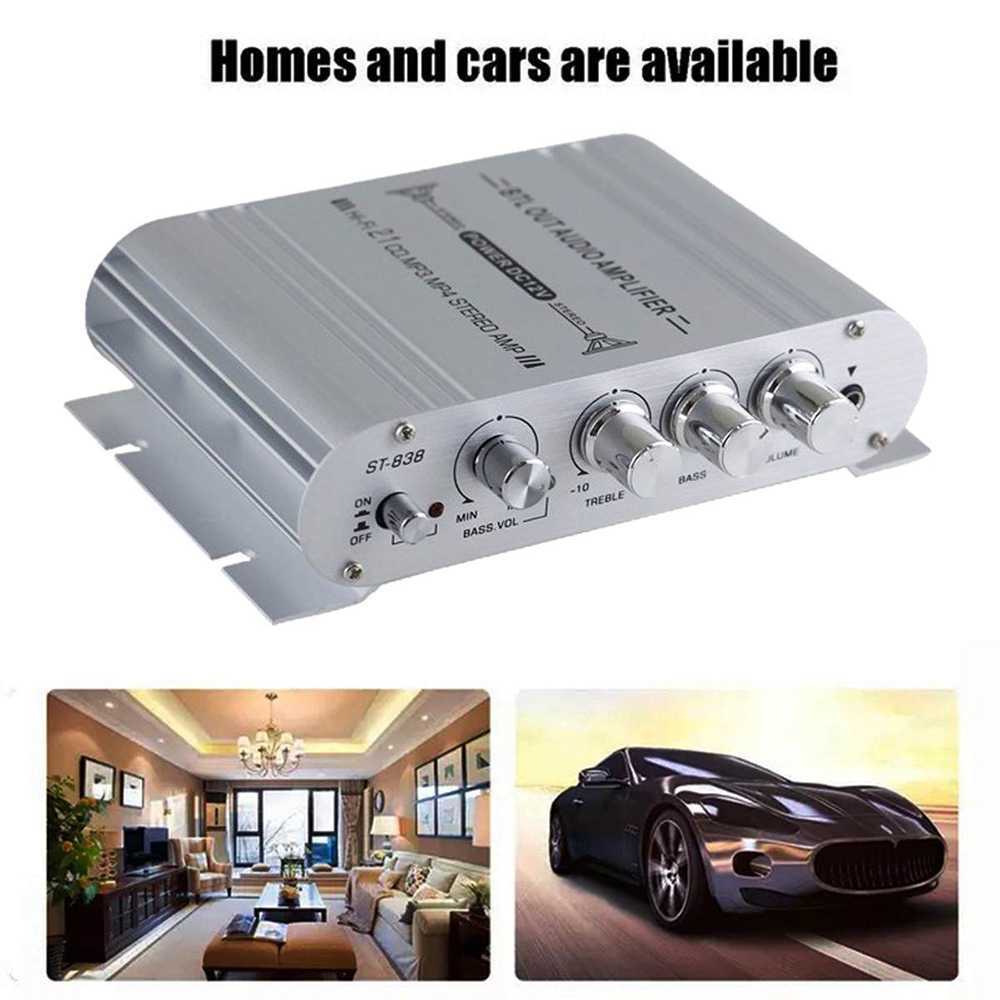 Jual Amplifier Mobil Treble Bass Booster HiFi Stereo ampli mobil ...
