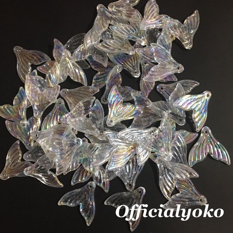Jual Manik Ekor Mermaid Bening AB (10gram) | Shopee Indonesia