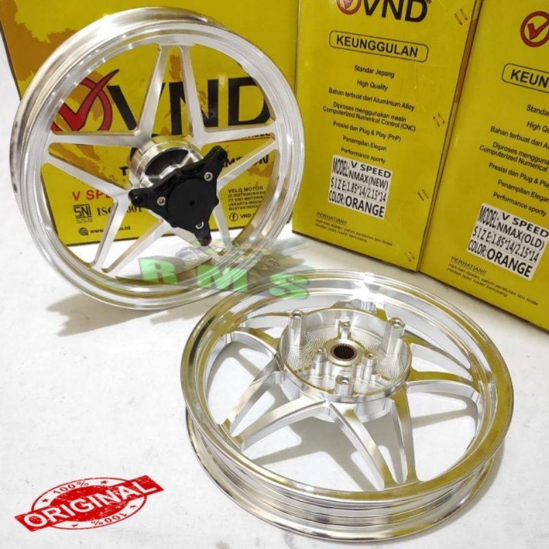 Jual VND Velg V SPEED V2 F:185x14 R:215x14 VND Nmax new 2020 sampai 2024 Nmax Turbo Aerox New ...