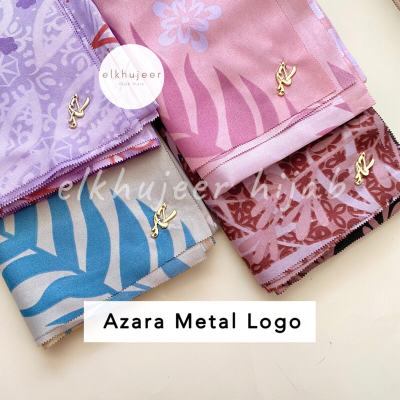 Jual (PILIH MOTIF) AZARA OSKARA Lc/Metal Logo AZ/HIJAB SEGI EMPAT MOTIF ...
