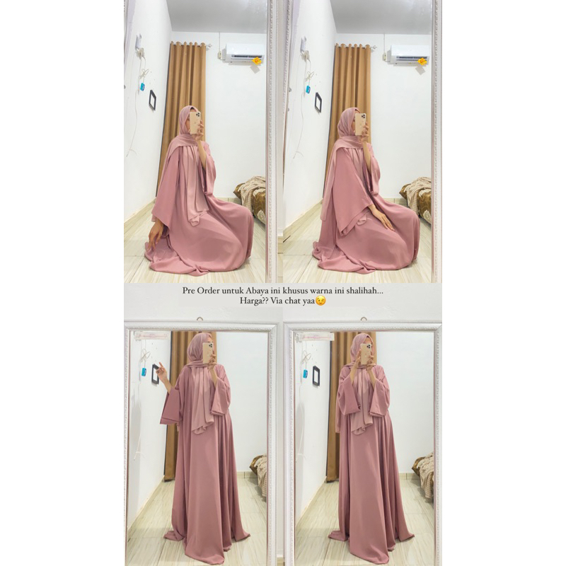 Jual Basic Abaya/abaya simple/abaya polos | Shopee Indonesia