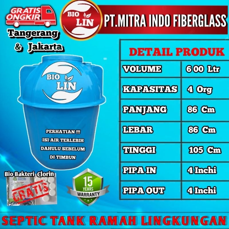 Jual Septic Tank sepiteng Bio BioTech BioTank SepticTank BioFilter ...