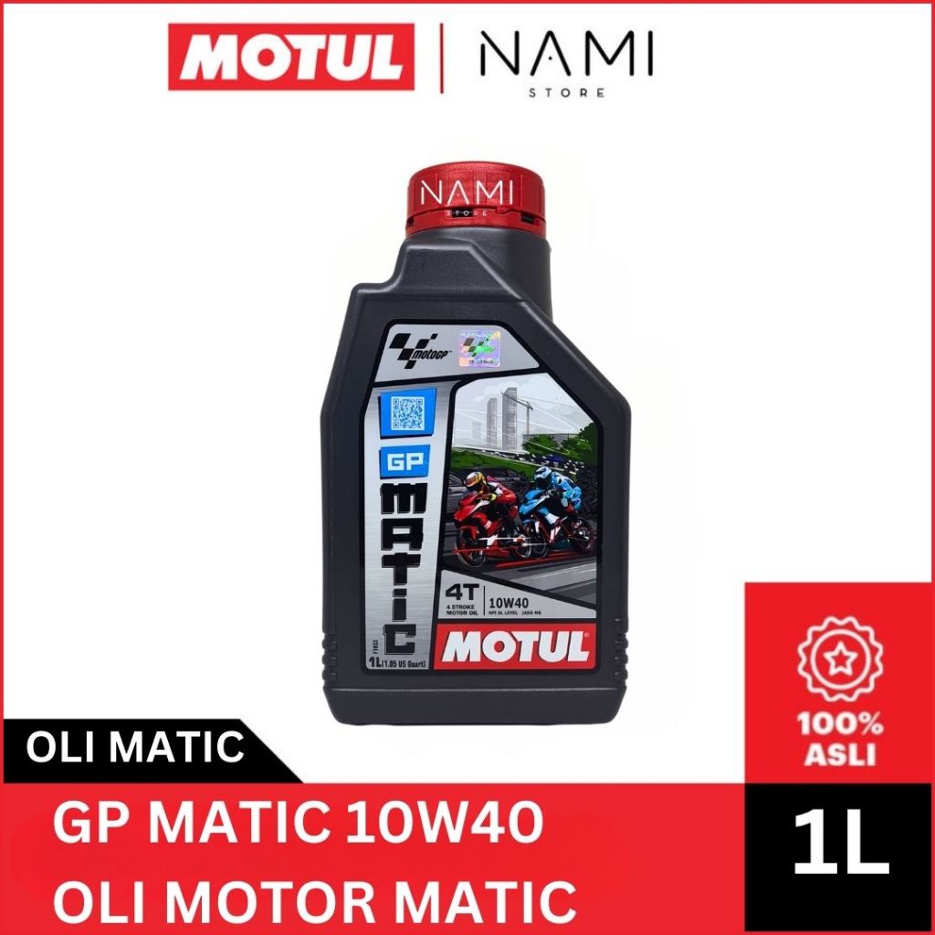Jual *MOTUL GP MATIC 10W40 (1L)* Oli Mesin Motor Matic - ORIGINAL | Shopee Indonesia