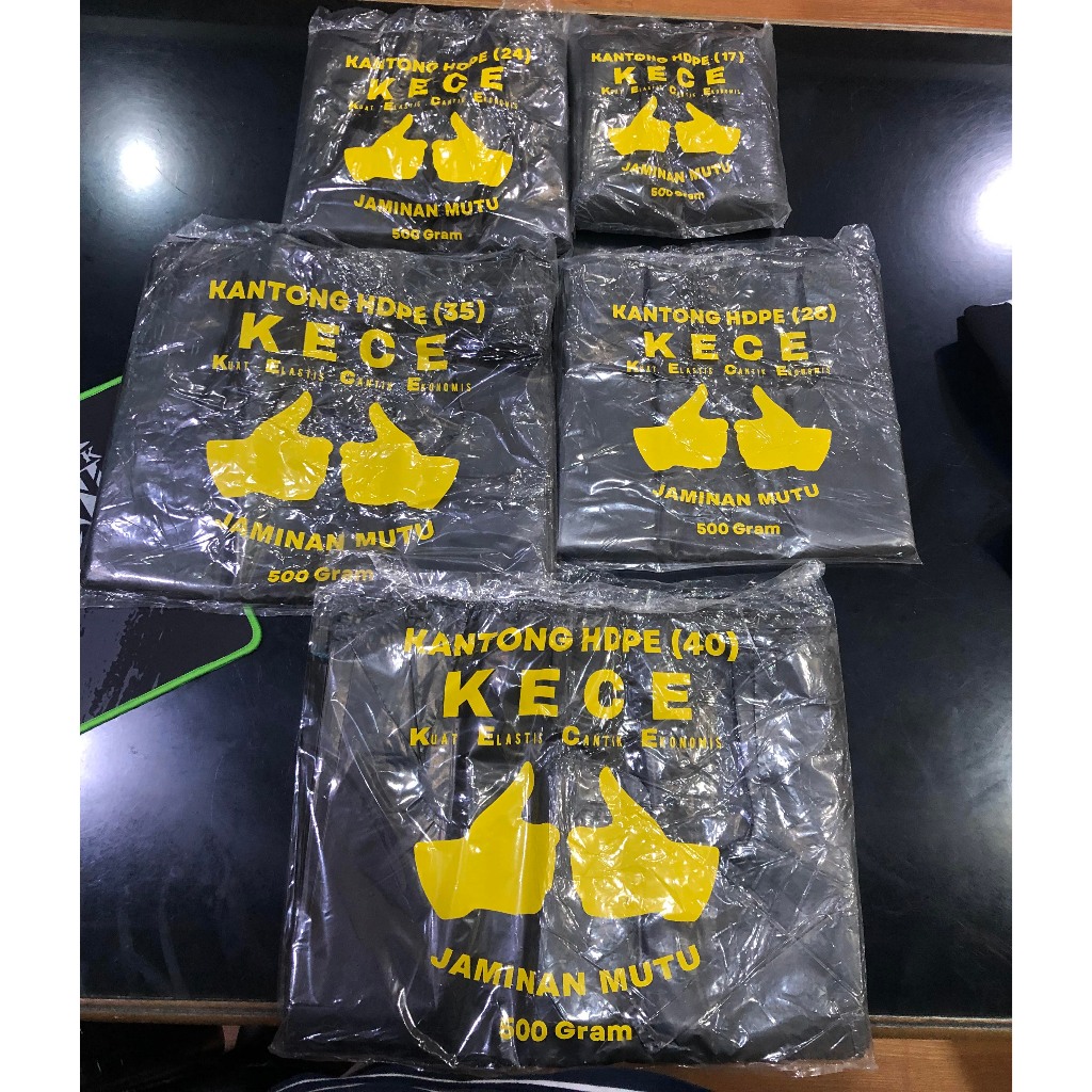 Jual KANTONG plastik kresek KECE hitam tebal | Shopee Indonesia