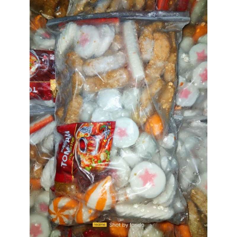 Jual Aneka Baso Suki Seafood 1kg CIDEA free bumbu kuah tomyam | Shopee ...
