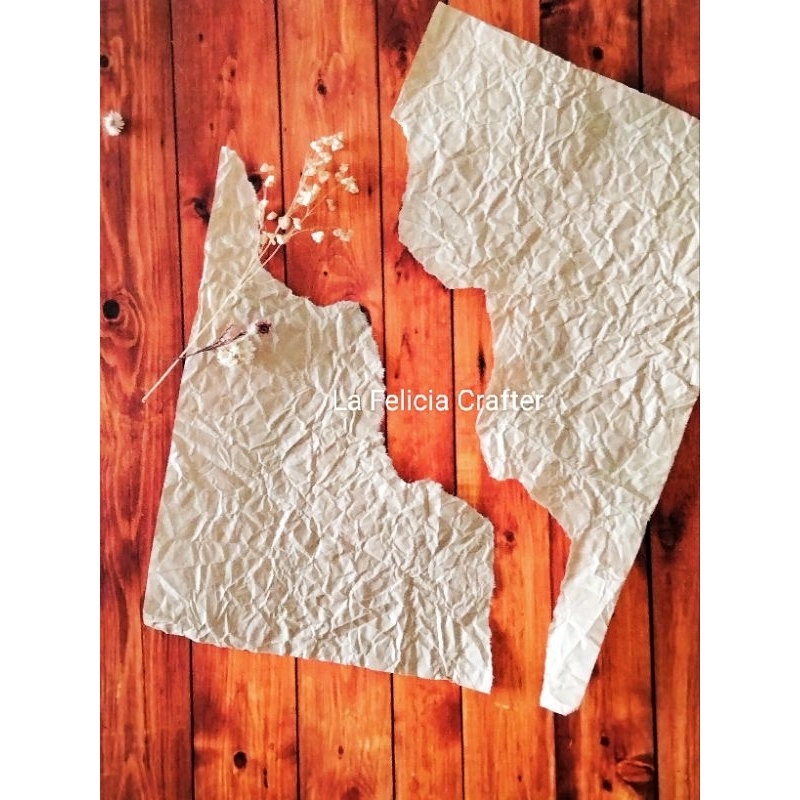 Jual La Felicia 5pcs Kertas Lecek/Crumpled Paper Untuk Jurnal Scrapbook ...