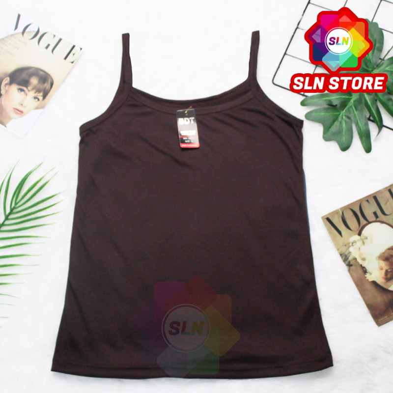 Jual SLN- TANKTOP PREMIUM WANITA / SINGLET TALI KECIL TANGTOP BODYTHIN ...