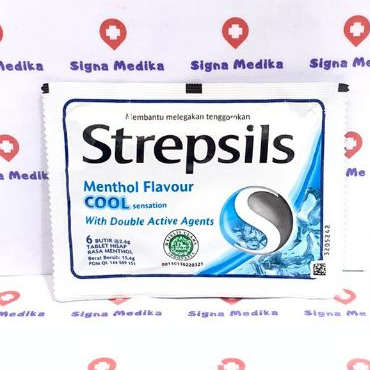 Jual Strepsil Cool Menthol isi 6 Tablet ( Permen Pelega Tenggorokan ...