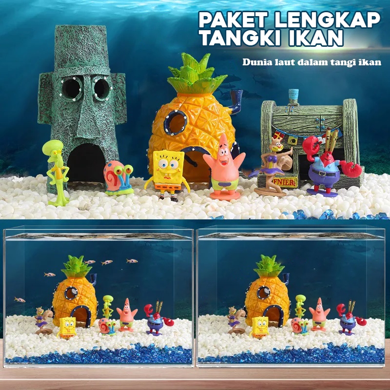Jual Spongebob SquarePants / Hiasan Aquariun Spongebob SquarePants ...