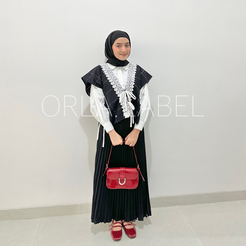 Jual (READYSTOCK) Tania vest / vest batik modern /baju kantor / vest ...