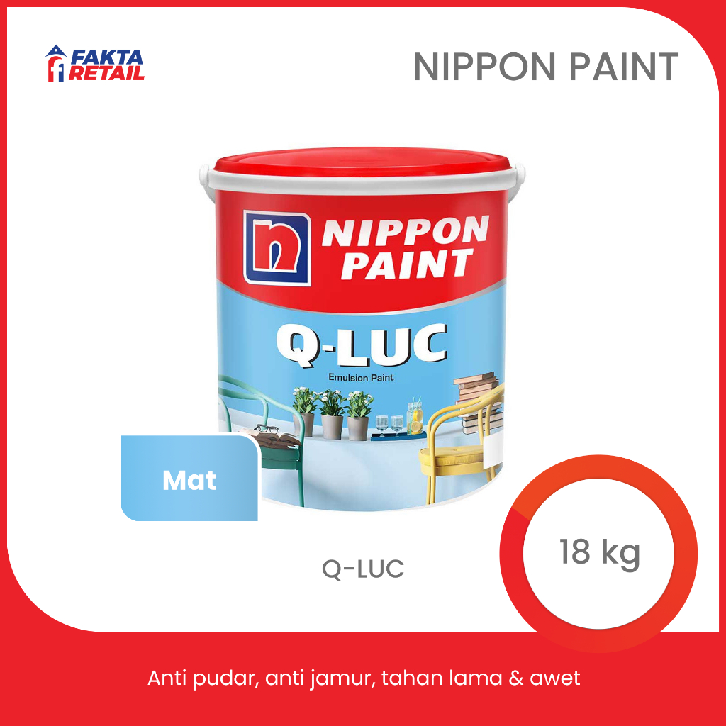 Jual Nippon Paint Q-Luc Cat dinding interior 18 kg | Shopee Indonesia