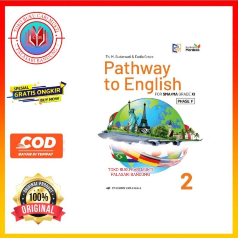 Jual Erlangga Buku Pathway To English Untuk SMA/MA Kelas 11 Kurikulum Merdeka | Shopee Indonesia