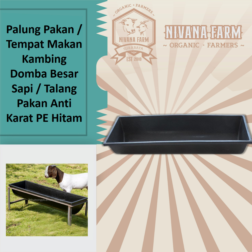 Jual Palung Pakan Tempat Makan Sapi Kambing Domba Besar Talang Pakan ...