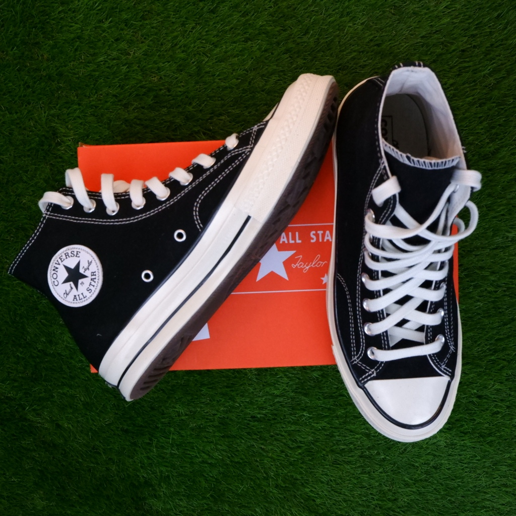 Jual Converse Hitam Putih 70s High Tinggi Sepatu All Star Kasual Spatu ...