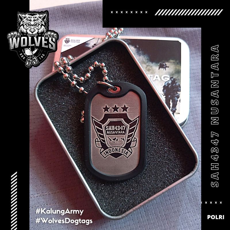 Jual Kalung dogtag logo SAH4347 NUSANTARA / Kalung sahabat nusantara ...