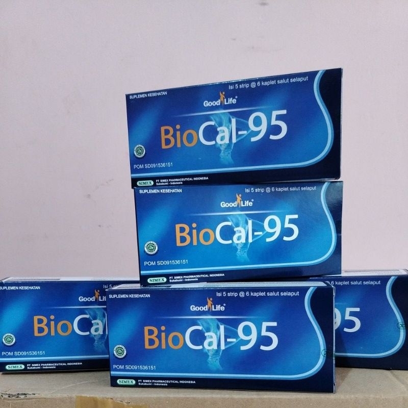 Jual BIOCAL 95/box isi 30 tablet EXPIRED JUNI 2026 | Shopee Indonesia