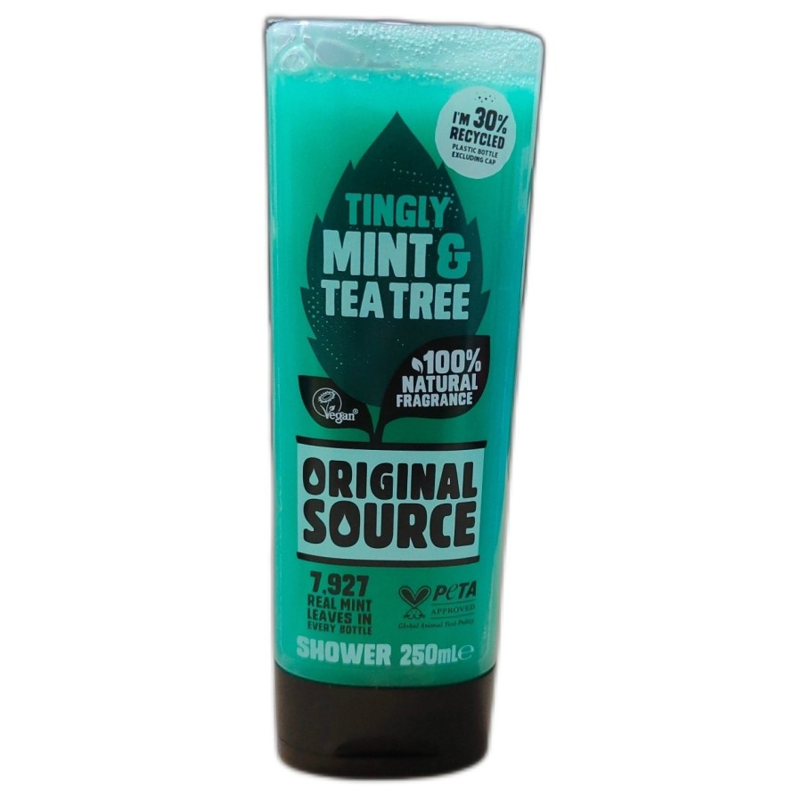 Jual ORIGINAL SOURCE SHOWER MANDI GEL MINT & TEA TREE 250ML | Shopee ...