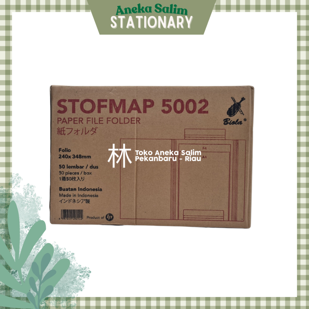 Jual Anekasalim - Map Biola 5002 Biasa (50/BOX) | Shopee Indonesia