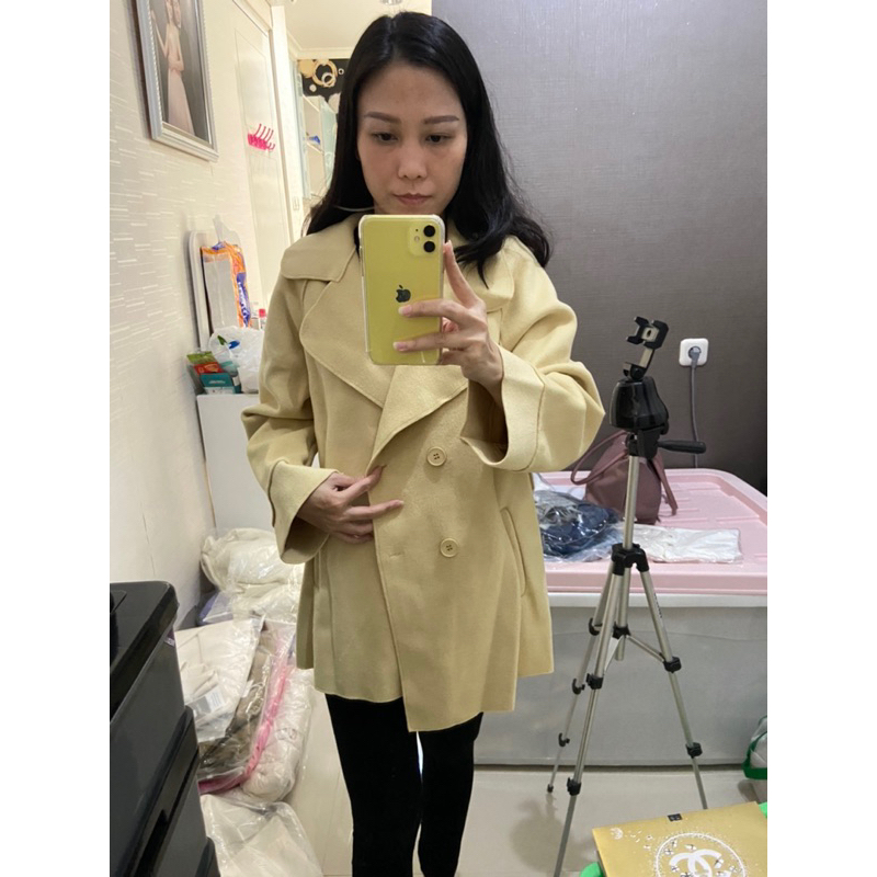 Jual Winter wool coat | Shopee Indonesia