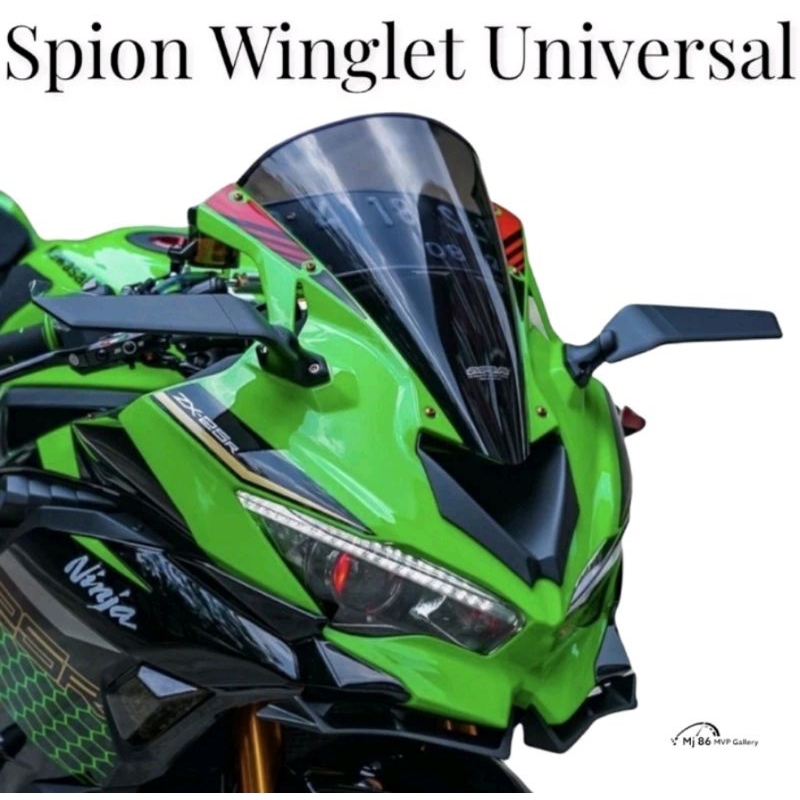 Jual Spion Winglet Rear Mirror Universal Motor Ninja CBR GSX R15 R25 ...